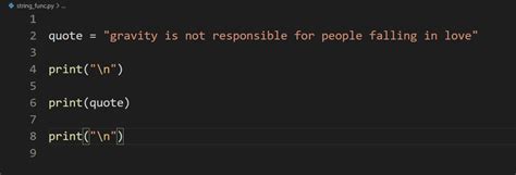 Strings In Python Episode 8