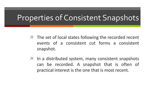 Distributed Snapshot Distributed Systems Ppt Download
