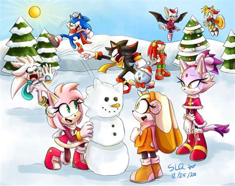 Sonic Winter Sonic Fan Art Sonic Funny Sonic And Amy