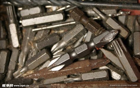 钻头特写摄影图 工业生产 现代科技 摄影图库 昵图网