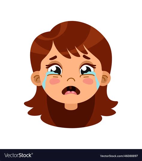 Sad Girl Crying Animation