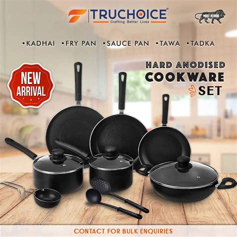 Truchoice Hard Anodised Cookware Set At ₹ 480kg Hard Anodized