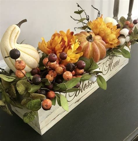 Decoración De Mesas De Comedor En Otoño Con Hermosas Piezas Centrales