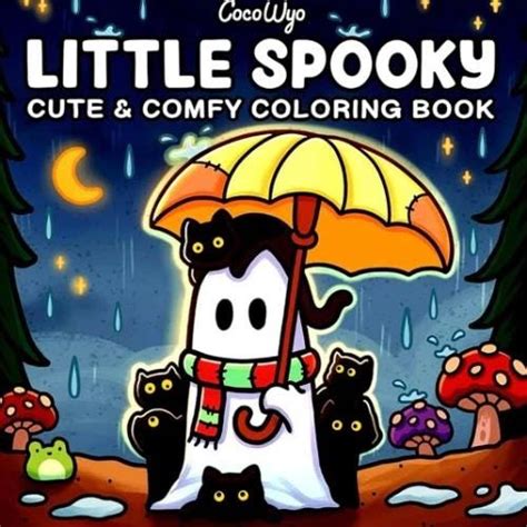 Coco Wyo Little Spooky Cute And Comfy Coloring Book 41 Pages Digital