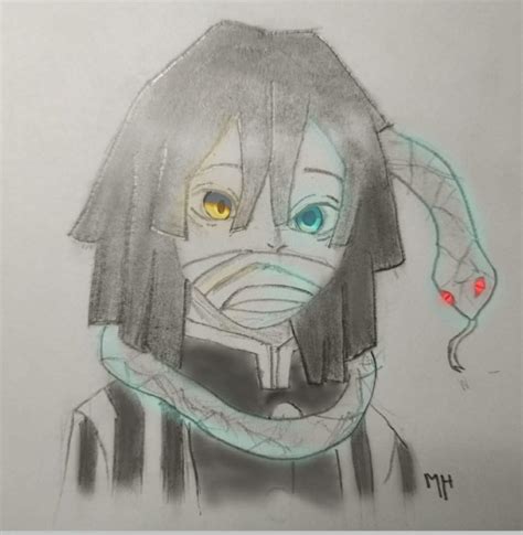 I Was Bored So I Did This Iguro Fanart Demon Slayer Kimetsu No Yaiba Amino