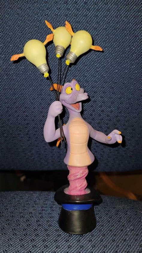 Disney Showcase Epcot Figment 9 Bust Grand Jester Enesco Signed By Bruce Lau For Sale