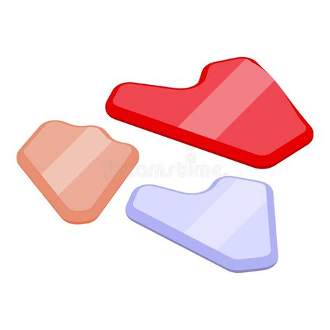 Facial Massage Stick Icon Isometric Vector Face Skin Stock Vector