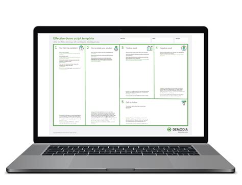 Product Demo Script Canvas Demodia