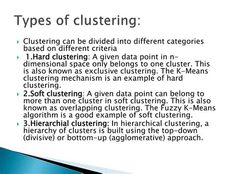 Clustering In Data Mining Data Mining Pptx