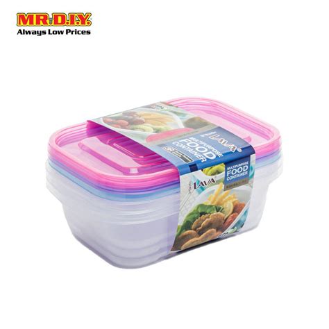 Lava Multipurpose Food Container 3 Pieces Shopee Malaysia