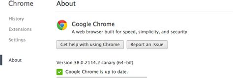 Bit Chrome For OS X Spotted In Canary And Dev Beta Channels Ars Technica