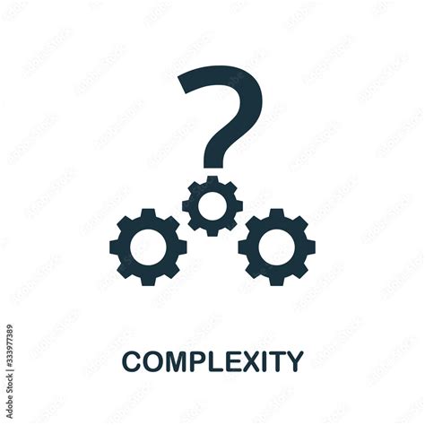 complexity icon simple element from business intelligence collection