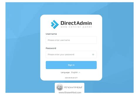 How To Change The Skin In DirectAdmin KnownHost