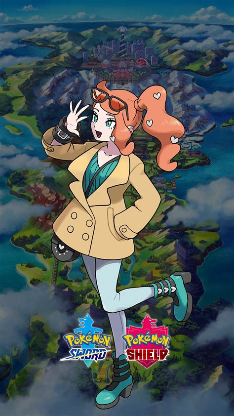 Pokemon Sword And Shield Sonia Wallpapers Cat With Monocle