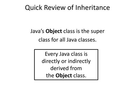 topics oop review inheritance review abstract classes ppt download