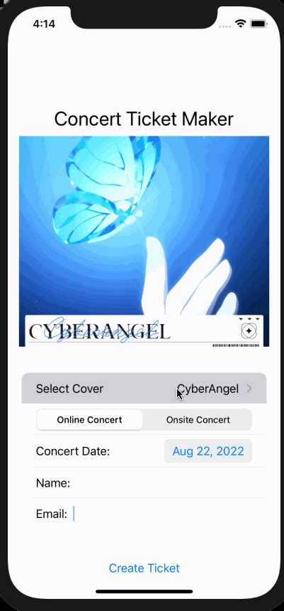 Creating A Concert Ticket Maker 海大 Swiftui Ios Flutter App 程式設計 Medium