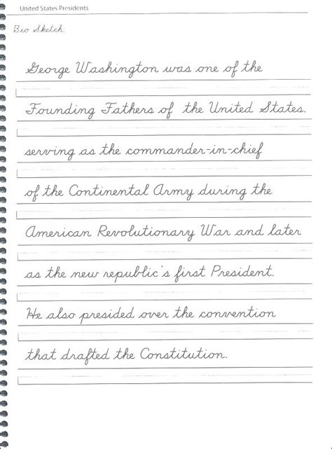 Handwriting Worksheets For Rd Grade
