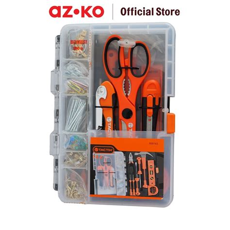 Jual Azko Tactix Set 14 Pcs Perkakas Rumah Tangga Set Tool Kit Hand Tool Perkakas Rumahan
