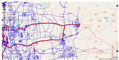 User Trip Mapped To Road Network Download Scientific Diagram