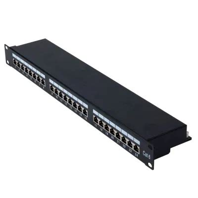 Port Patch Panel With Degree Angled Ports For Cat A Specification PCS Origin China