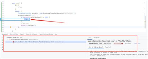 Rule Javas1143 Exception Recognized As Shown In The Picture