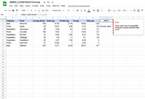 How To Use The ARRAY CONSTRAIN Formula In Google Sheets Sheetgo Blog