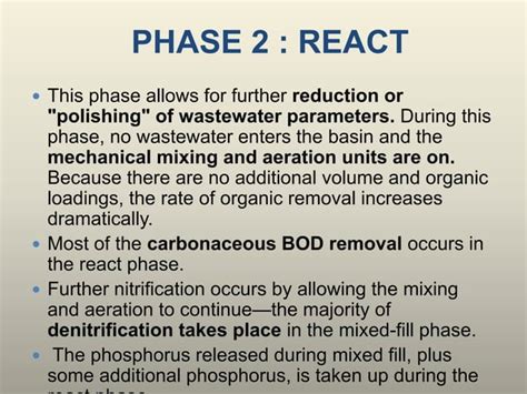 sequencing batch reactors pptx chemistry science