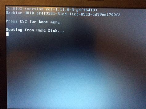 Seabios Booting From Hard Disk And Nothing Happens R Thinkpad
