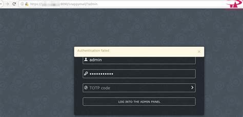 Hướng Dẫn Forgot Password Admin Snappy Mail