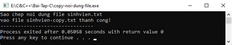 Bài tập C Sao chép nội dung file trong C VietTuts