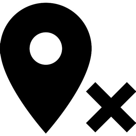 Map Marker Remove Outline Icon