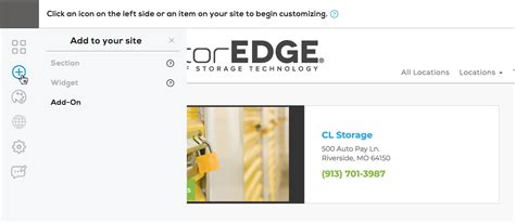 adding a pop up to your website storedge