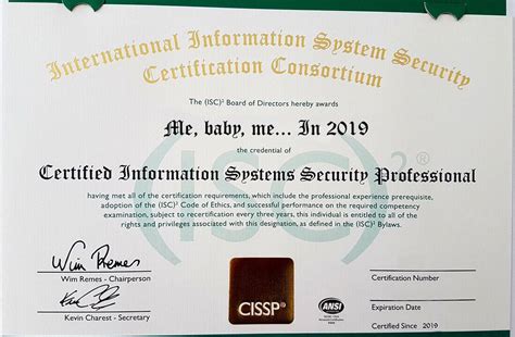 Earning The Cissp Certification In 2019 Manawall Security