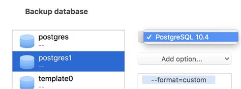 add customizable pg dump version feature · issue 695 · tableplus tableplus · github