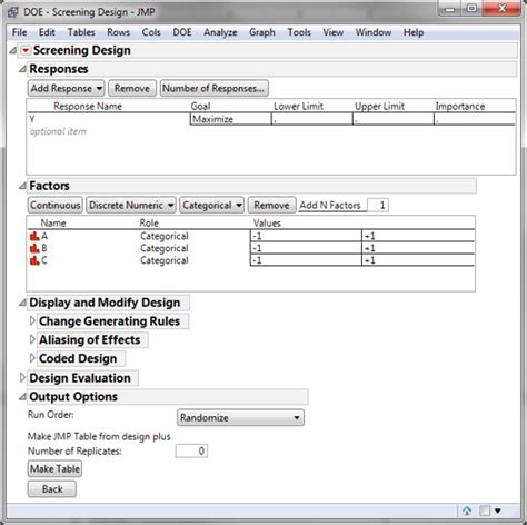 Fractional Factorial Designs With Jmp Lean Sigma Corporation
