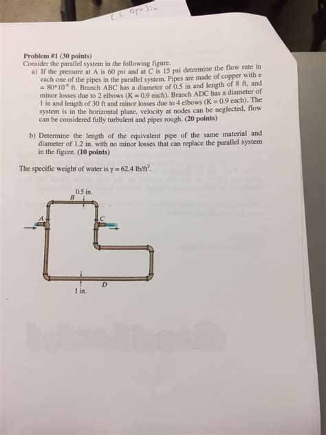 solved problem 1 30 points consider the parallel system