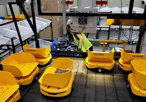 Online Fashion Retailers Robot Based Parcel Sorting System Takes Just