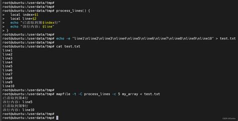 Shell Mapfile命令（readarray命令）介绍（读取行到数组变量）（进程替换重定向＜ ＜、＞ ＞） Csdn博客