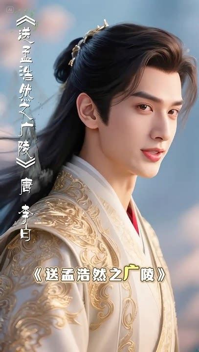 《送孟浩然之广陵》唐—李白故人西 辞黄鹤楼，烟花三月下扬州。孤帆远影碧空尽，惟见长江天际流。 唐诗三百首 诗画中国 Youtube