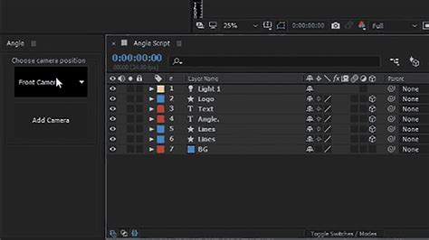angle add new cameras at the touch of a button after effects