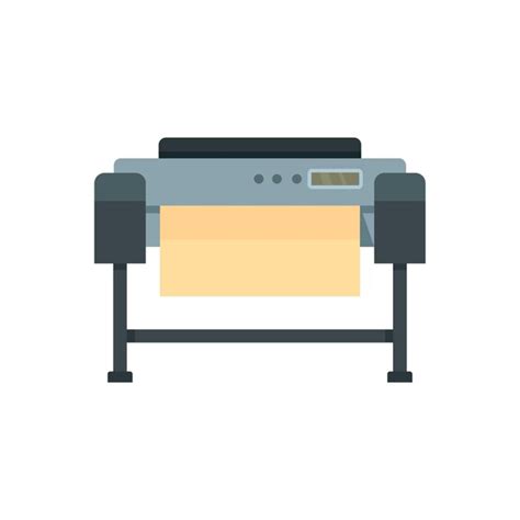 Premium Vector Printer Plotter Icon Flat Illustration Of Printer Plotter Vector Icon For Web