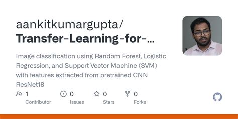 GitHub Aankitkumargupta Transfer Learning For Image Classification Image Classification Using