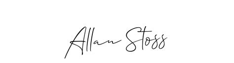70 Allan Stoss Name Signature Style Ideas Amazing Digital Signature