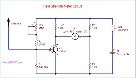 Field Strength Meter Circuit