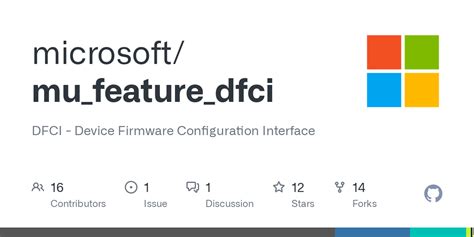 Github Microsoftmufeaturedfci Dfci Device Firmware