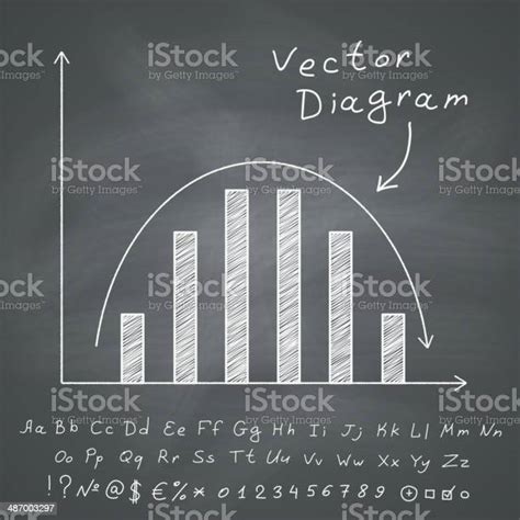 Diagram On Chalkboard Stock Illustration Download Image Now
