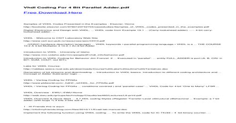 Verilog Code For Serial Adder Subtractor Collegeret