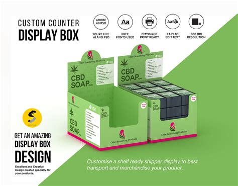 Custom Counter Display Box Packaging On Behance