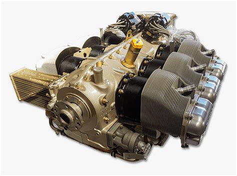 Engine Motor Continental Io 520 F Hd Png Download Kindpng
