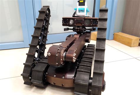 Servosila Engineer Crawler Type Mobile Robot Front View Download